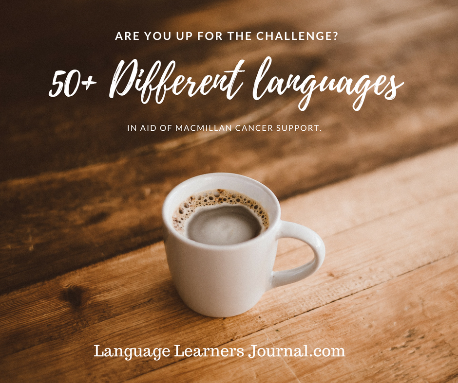 World’s Biggest Online Coffee Morning - Language Learners Journal